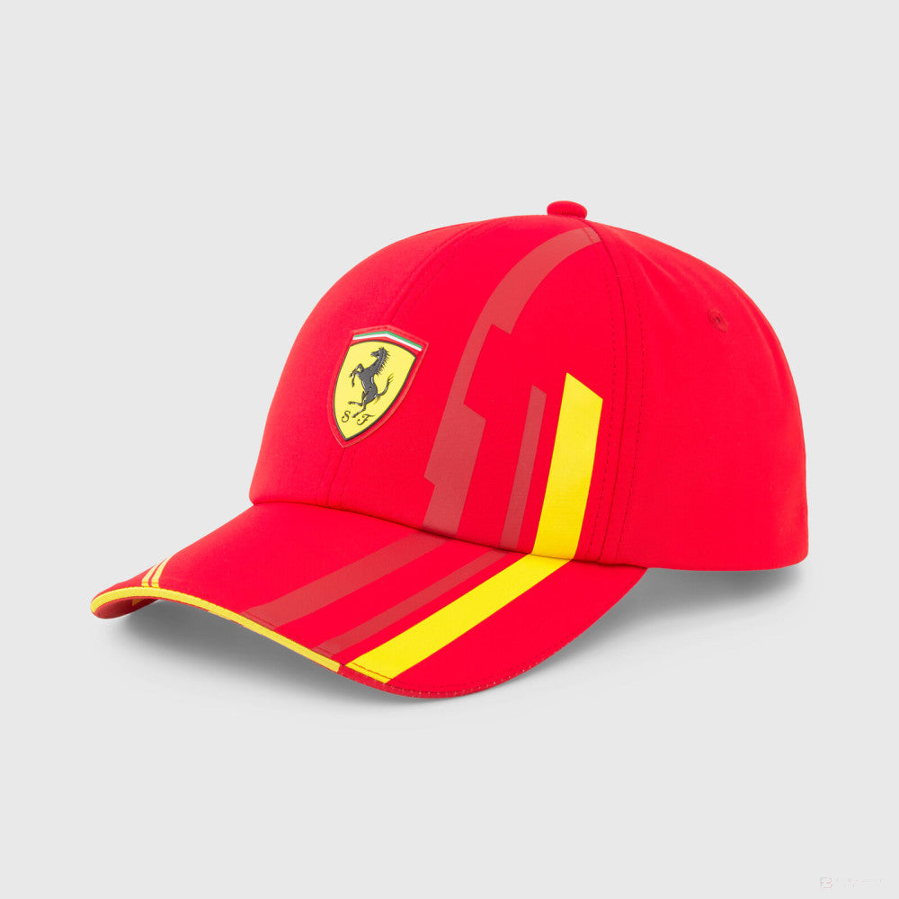 Sapca de Echipa Copil Ferrari Se Carlos Sainz, roșu, 2023 – FansBRANDS® RO