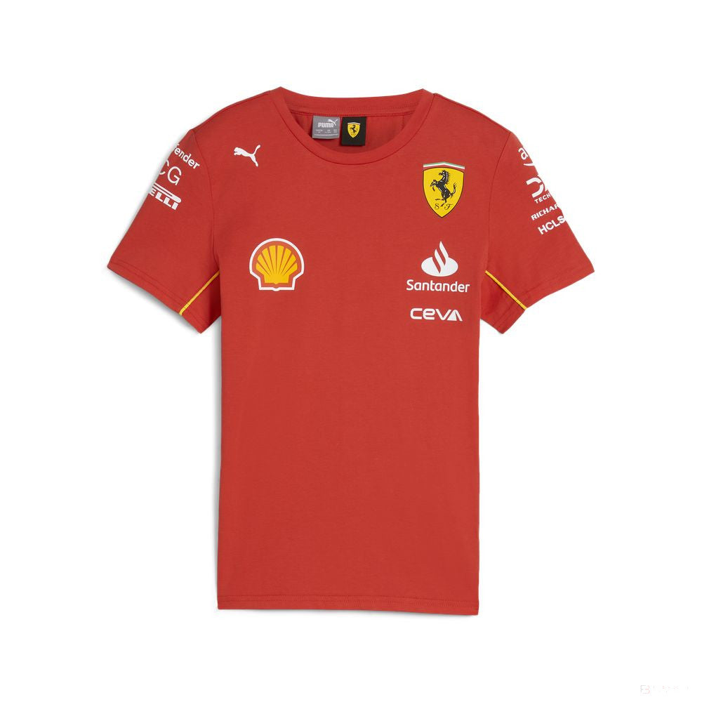 Tricou de Copil, Echipa Ferrari Rosso Corsa, rosu, 2024 – FansBRANDS® RO
