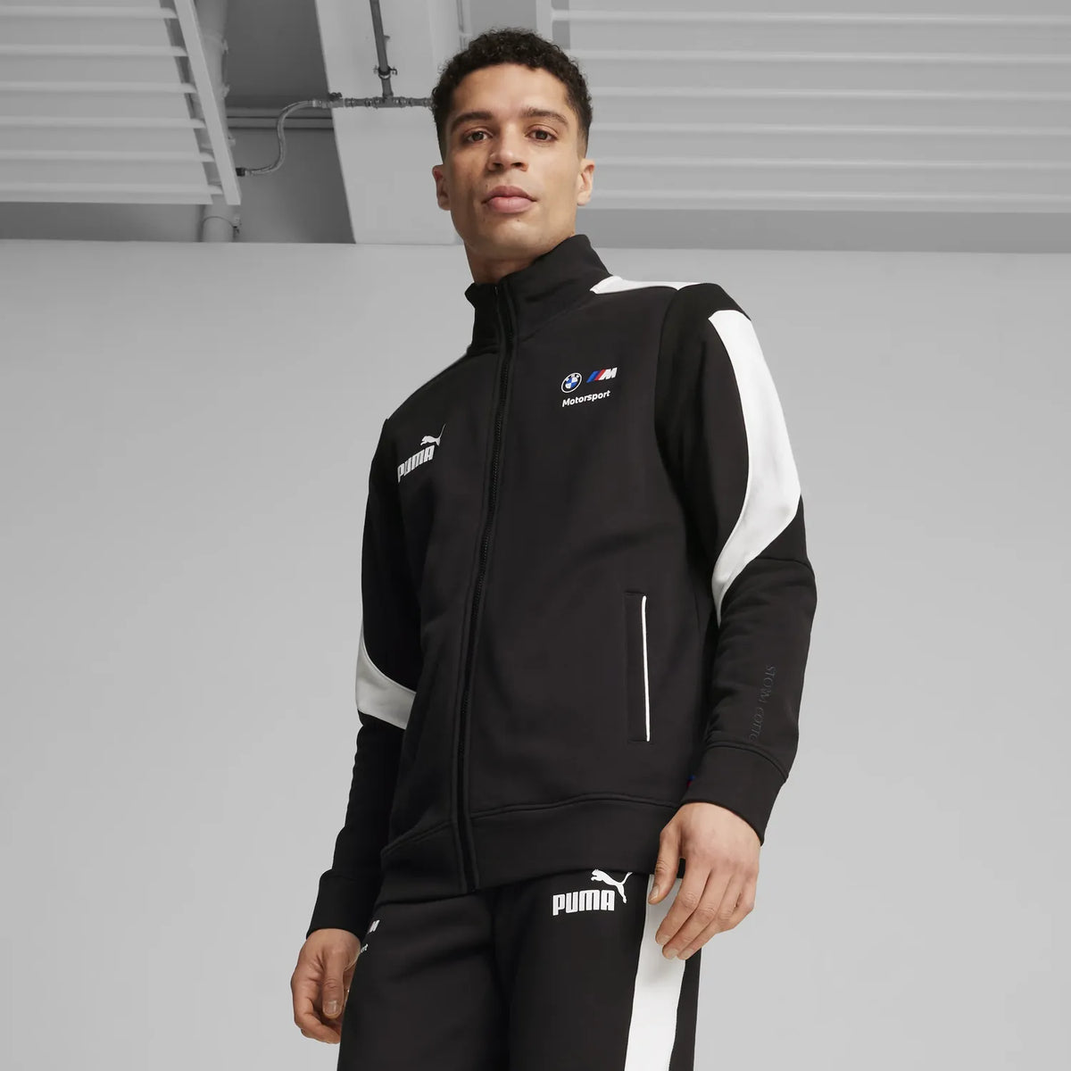BMW MMS MT7 set hanorac cu fermoar - negru 🔥 – FansBRANDS® - RO